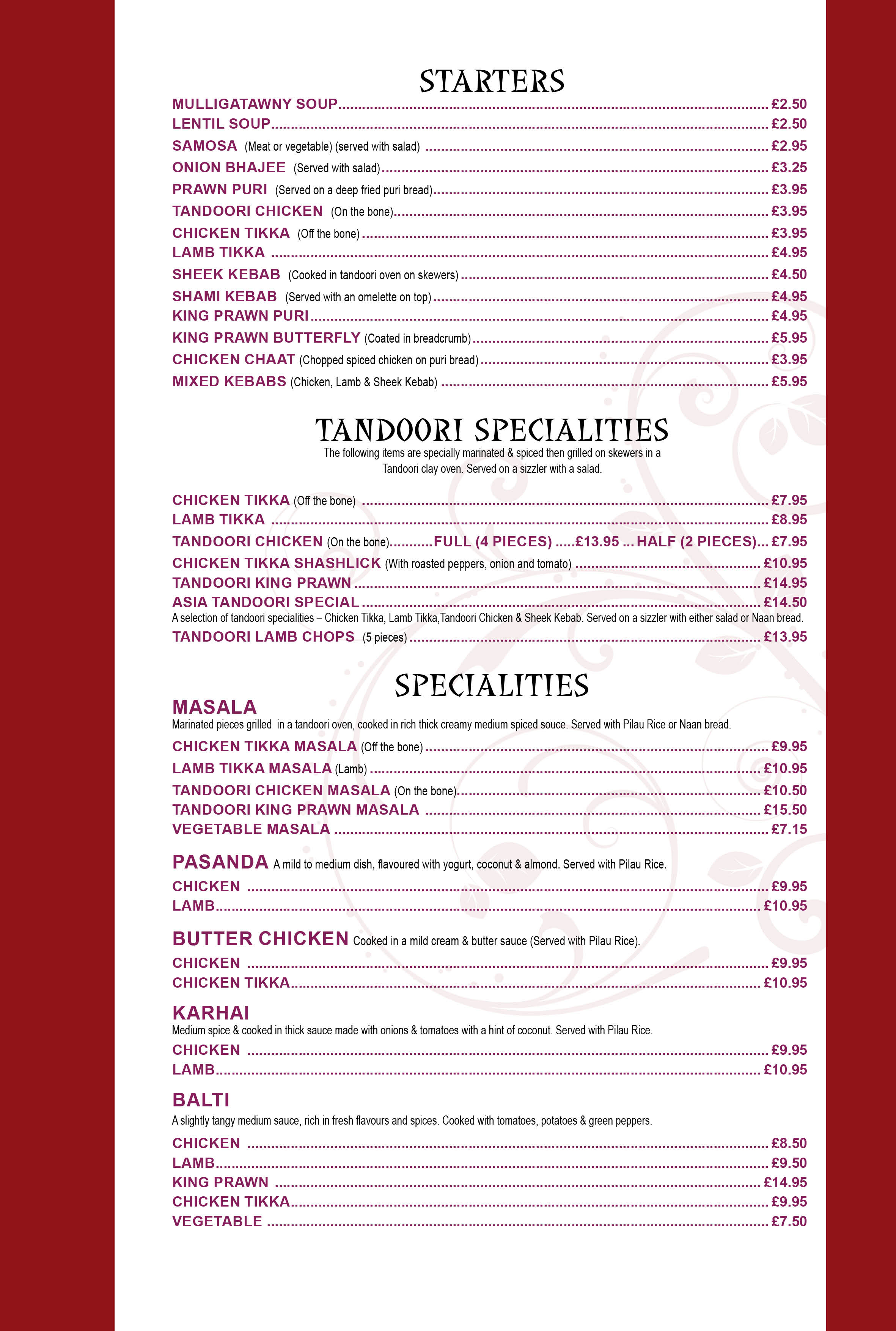 Asia Tandoori Restaurant